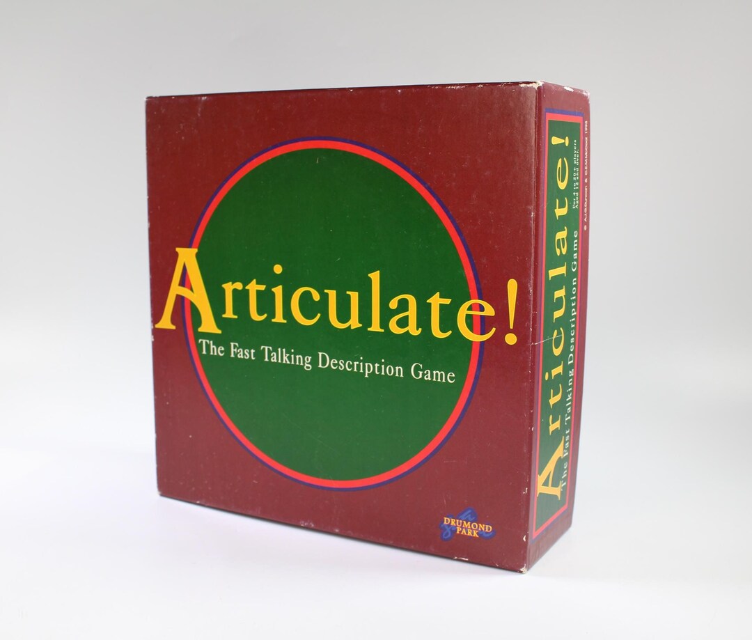 Vintage Articulate Board Game 1990s – the Fast Talking Description Game ...