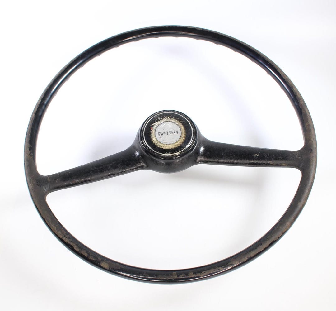 Genuine Classic Mini Morris Steering Wheel Vintage 40cm Diameter With ...