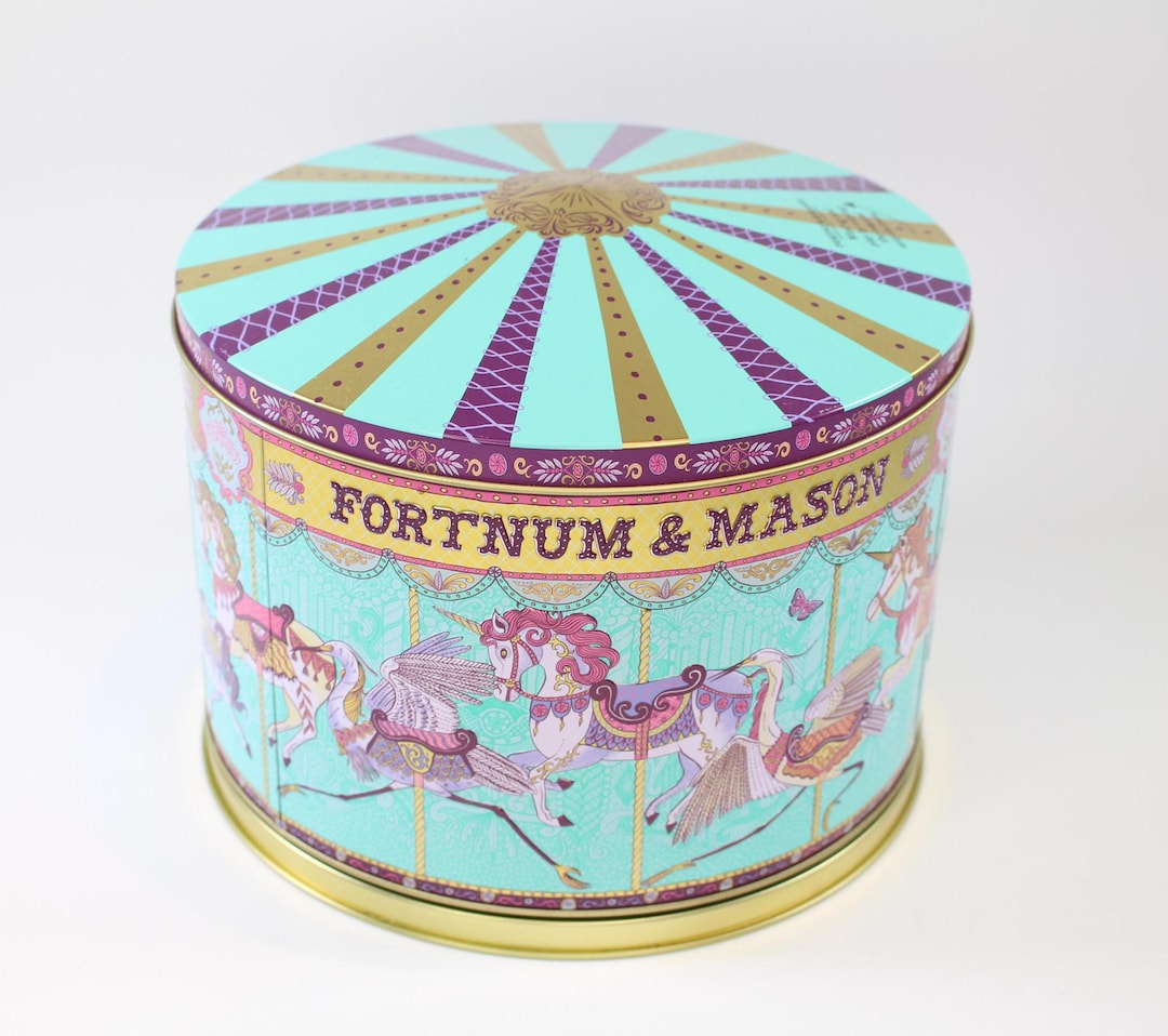 Fortnum & Mason the Magnificent Musical Merry-go-round Empty Biscuit ...
