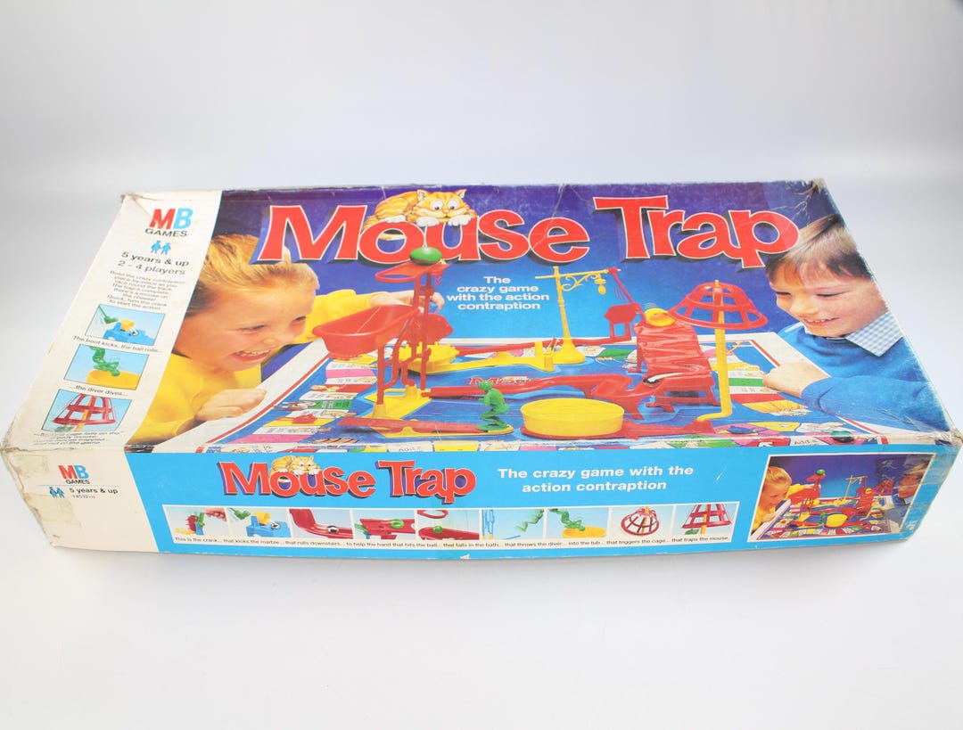 Vintage Mouse Trap Board Game MB Games 1996 Complete - Etsy