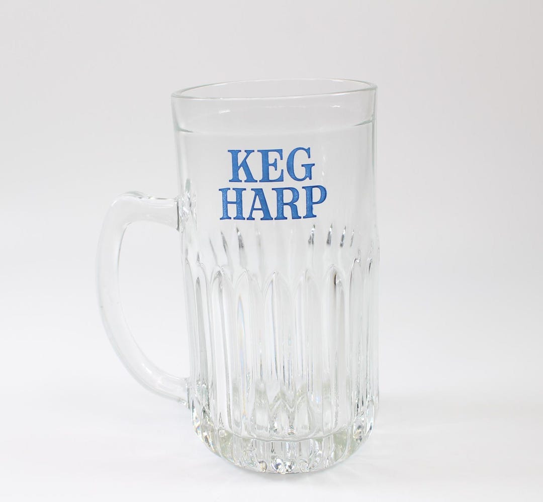 Vintage KEG Harp Pint Glass Tankard - Etsy