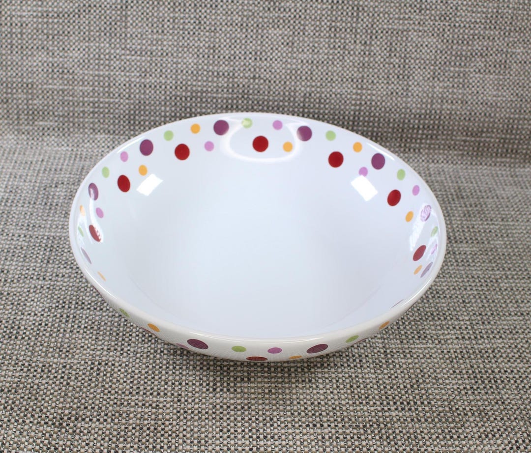 Simple Additions by Pampered Chef Large Pasta Bowl White Multicoloured ...