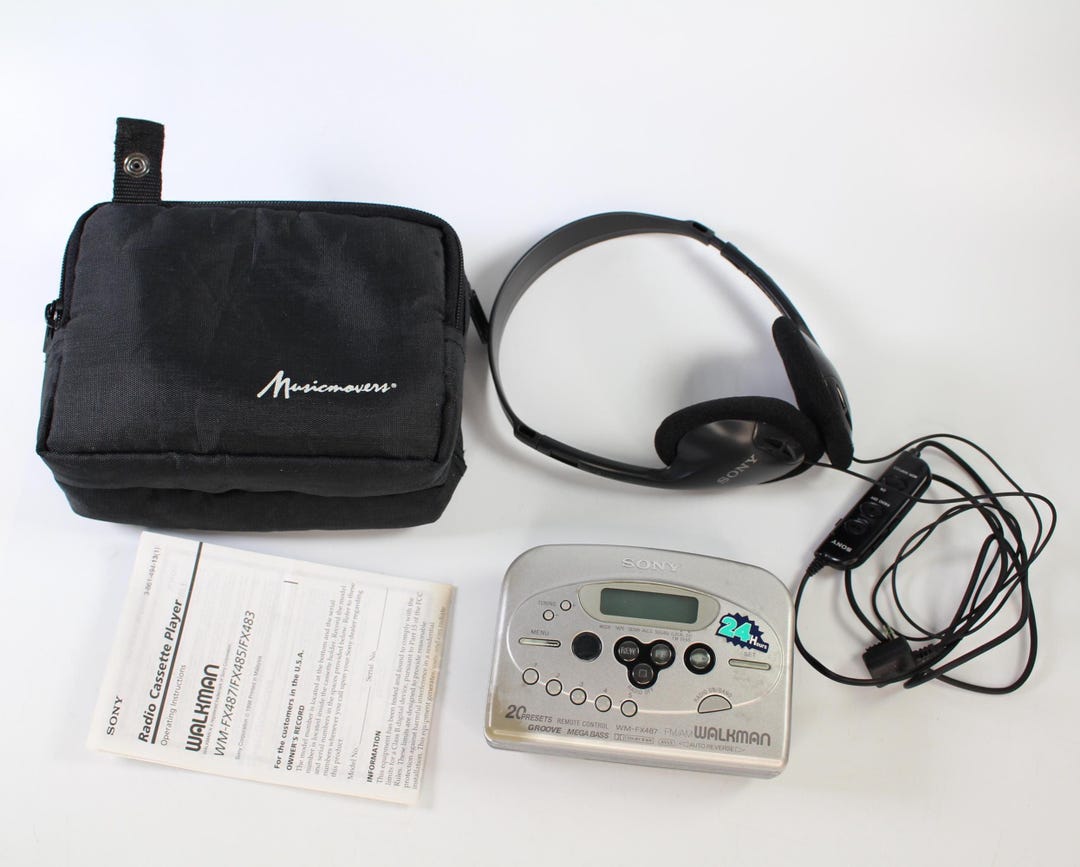 Rare Sony Walkman WM-FX487 Radio Cassette Player With Original Sony ...