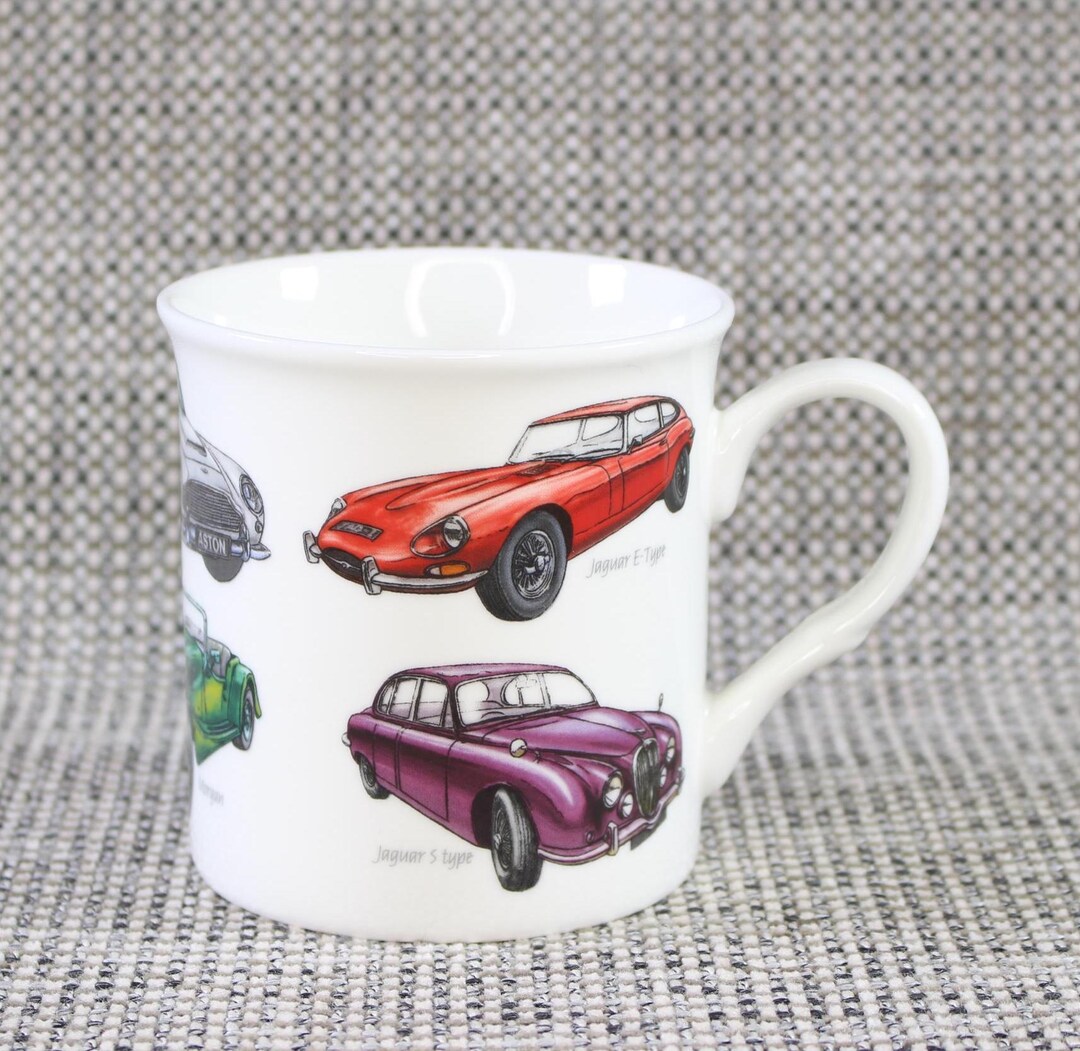 The Leonardo Collection Classic Cars Mug Fine Bone China Vintage 300ml ...