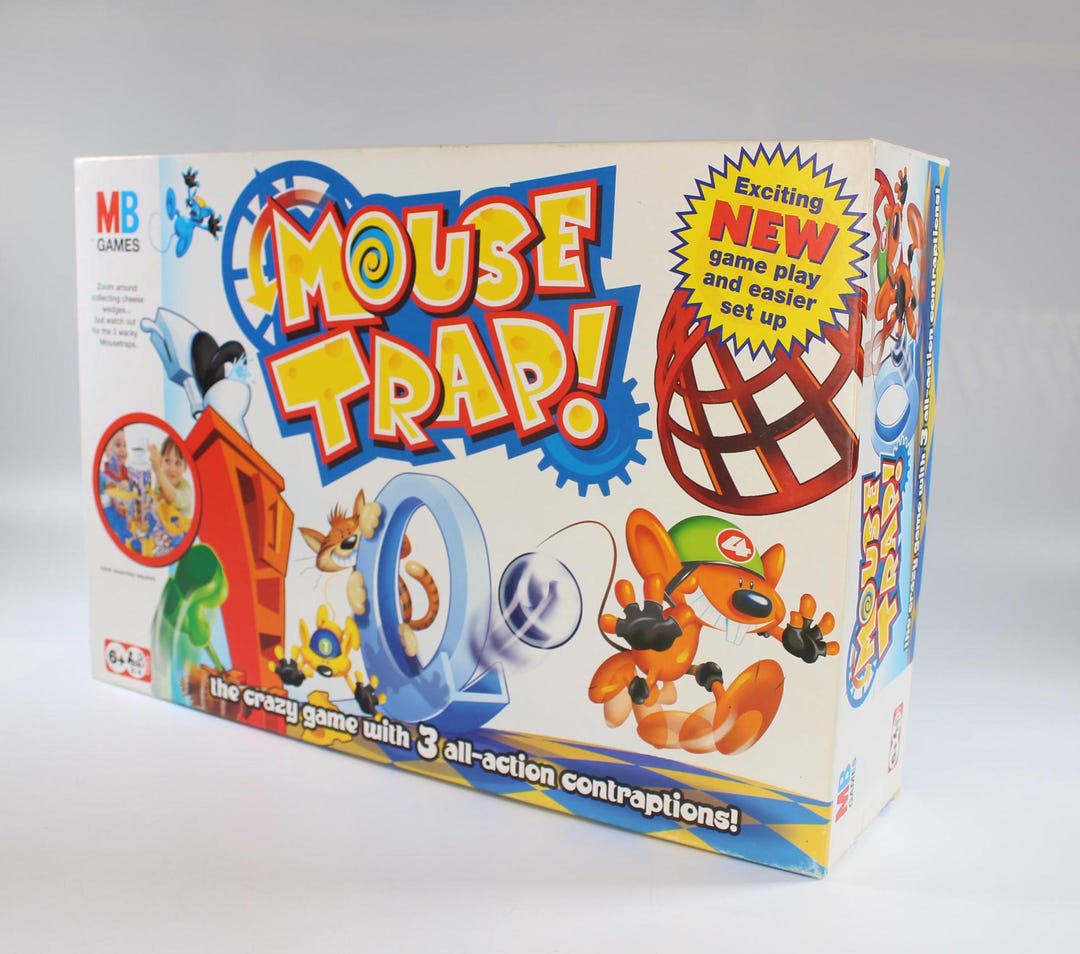 Vintage Mouse Trap Board Game MB Games 2004 Complete Mousetrap - Etsy