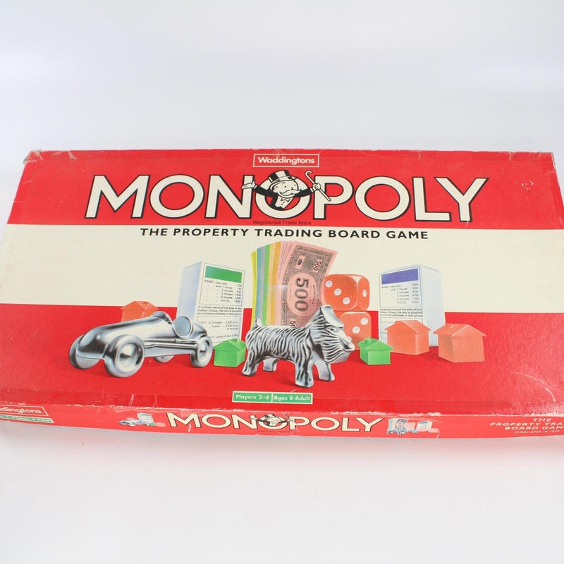Monopoly Game Pieces Metal - Etsy UK