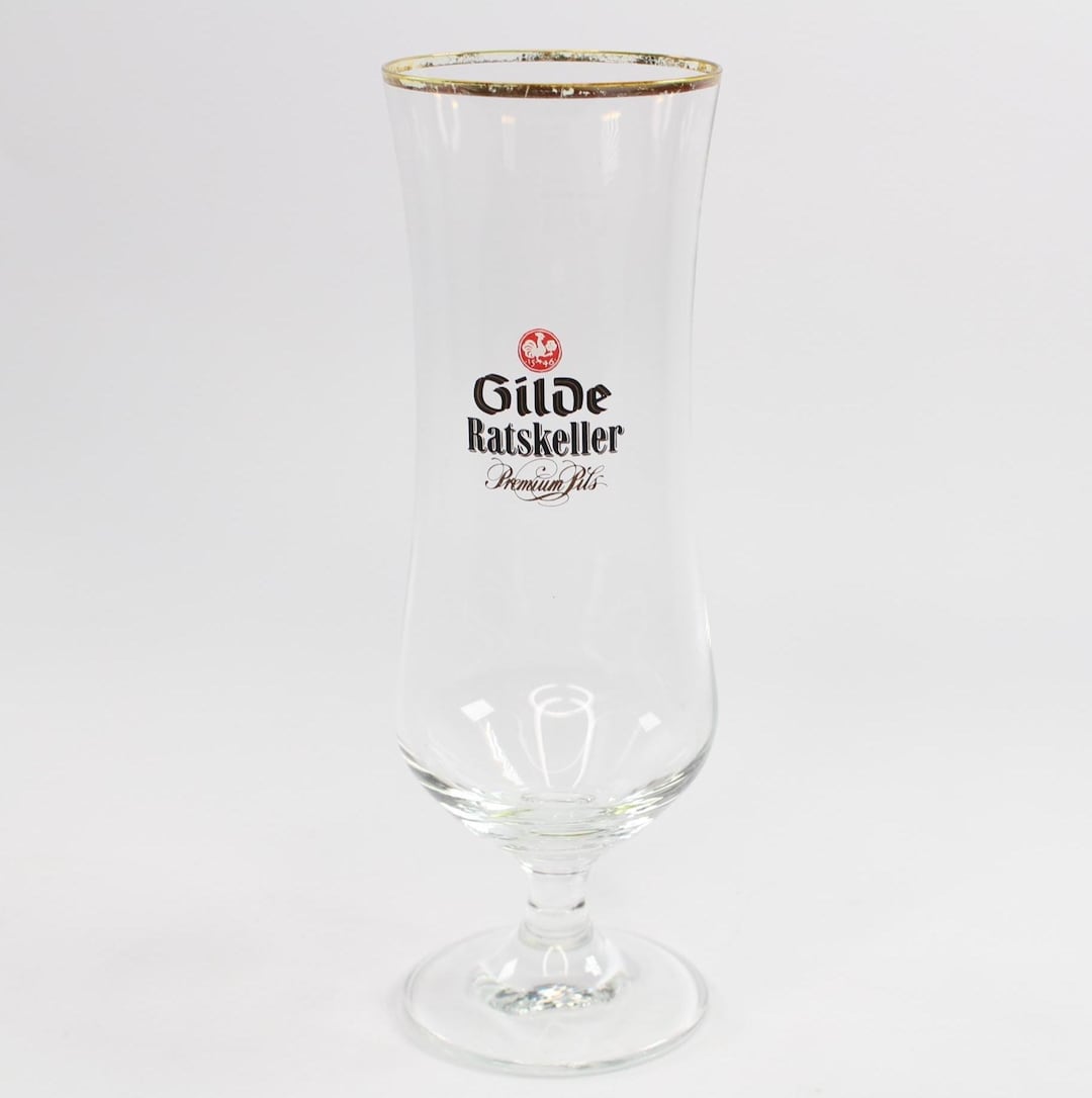 Gilde Ratskeller Premium Pils Vintage German Beer Glass 0.4L Hanover ...