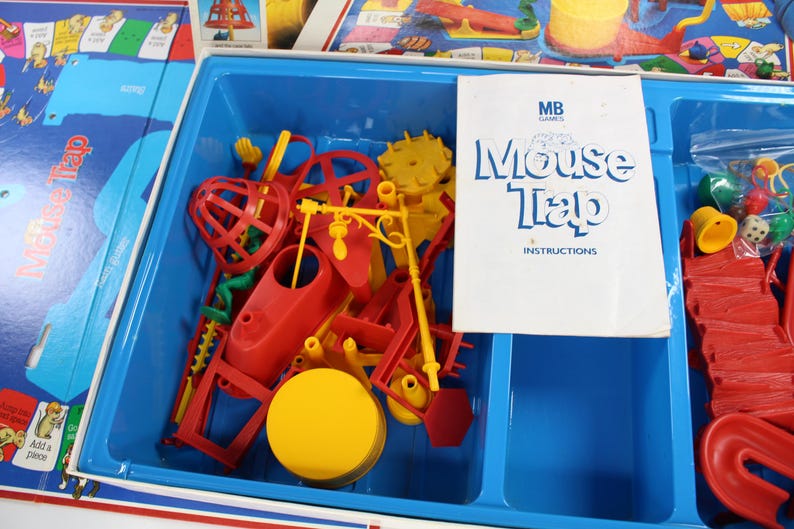 Vintage 1980s Mouse Trap Board Game by MB Games – Complete Classic ...