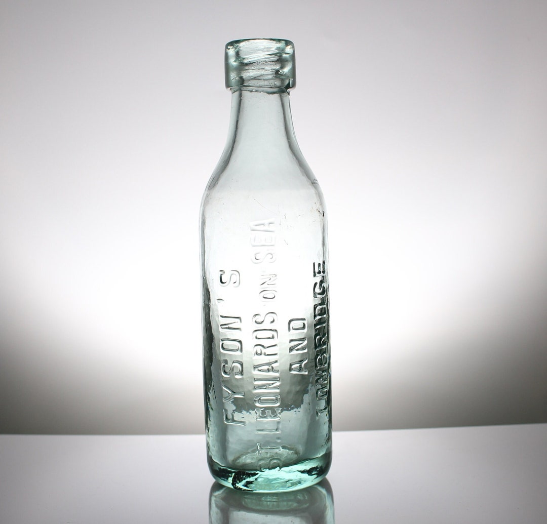 Vintage Mineral Water Bottle Fyson's St. Leonards on Sea and Tonbridge ...