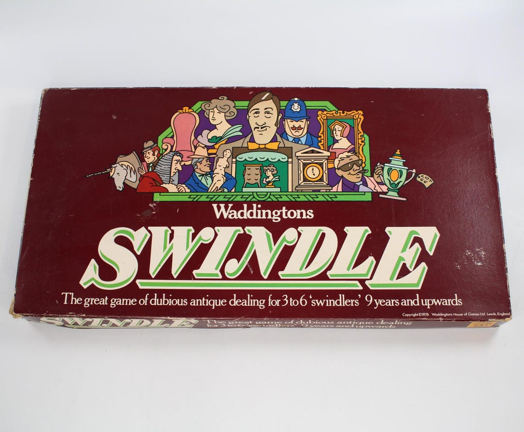 Vintage 1976 Swindle Board Game by Waddington’s – Complete Classic ...