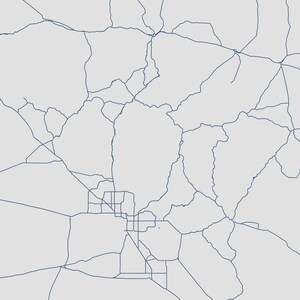 Colorado Map Print, Map Art, the Centennial State, Road Map, Home ...