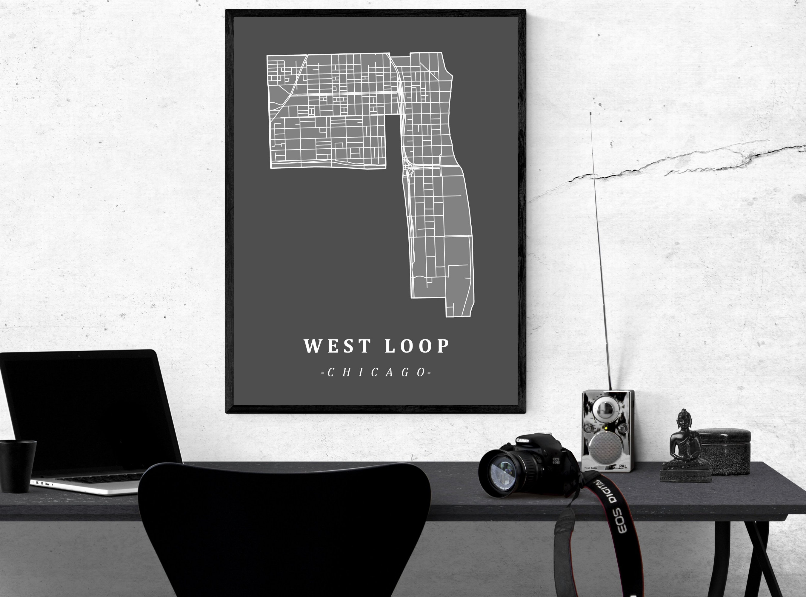 Custom Neighborhood Map, Personalized Map Print, Housewarming Map Gift ...