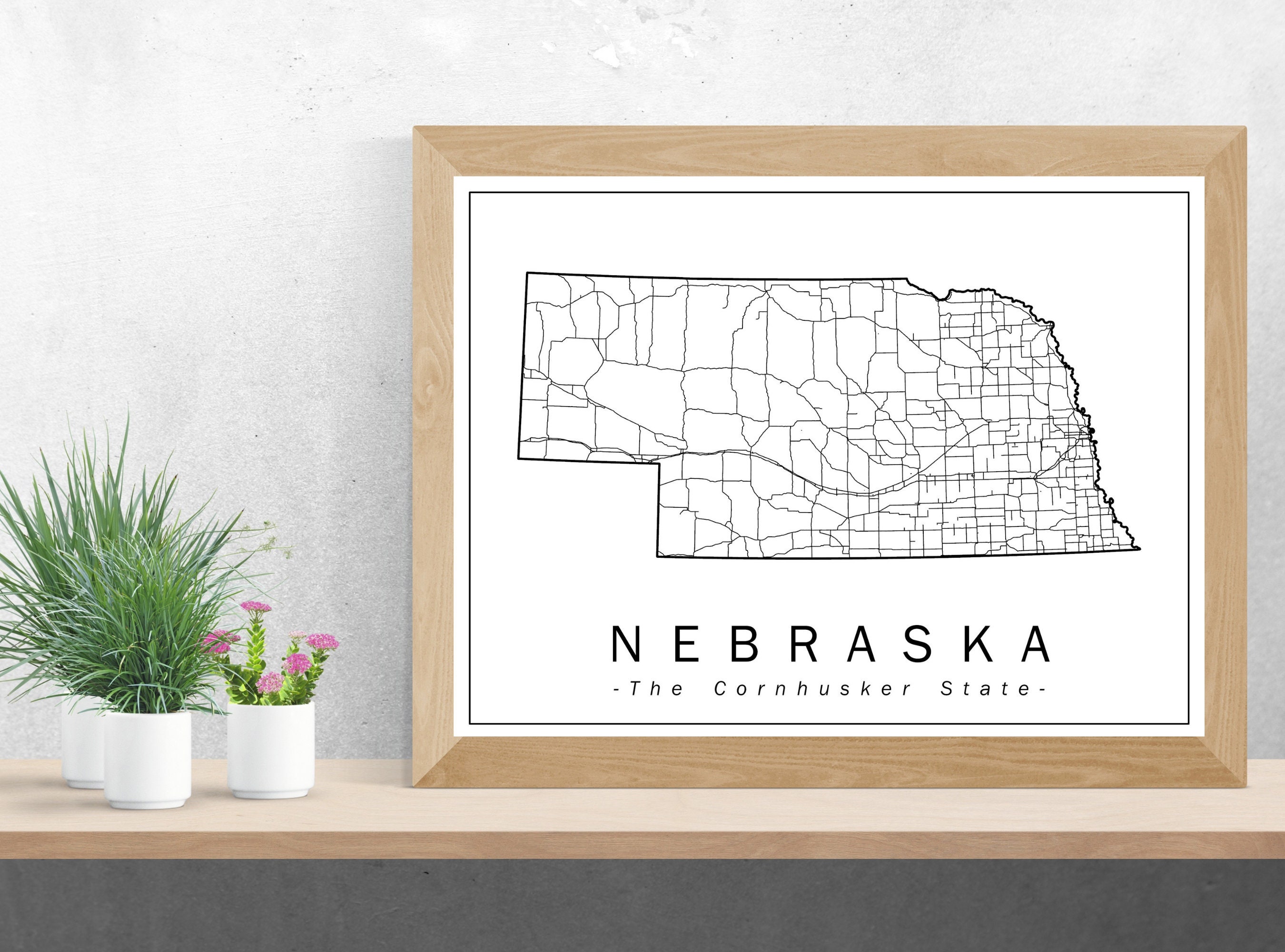 DIGITAL Custom Map Print, Street Map, Any Zipcode County City State ...