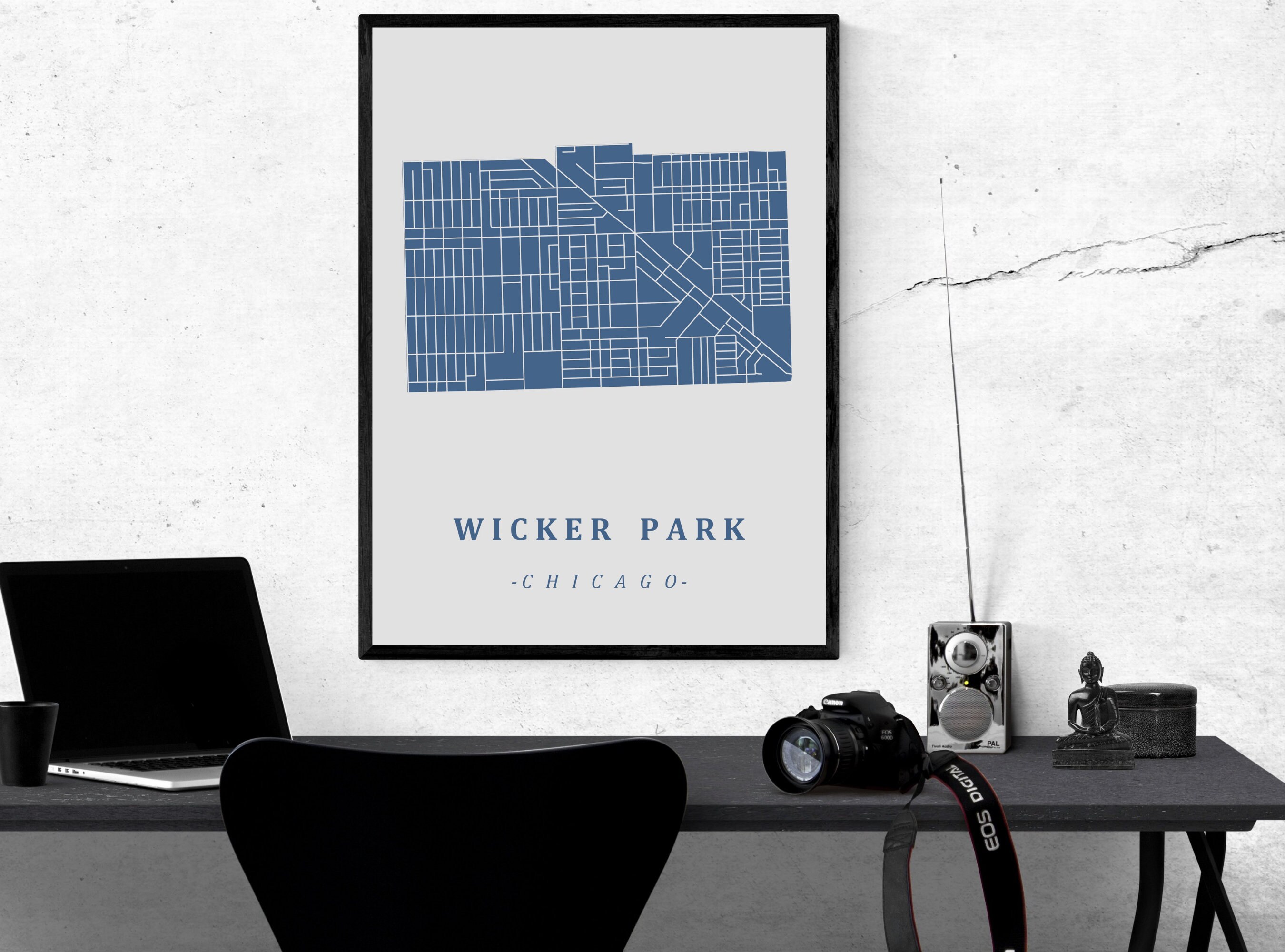Custom Neighborhood Map, Personalized Map Print, Housewarming Map Gift ...