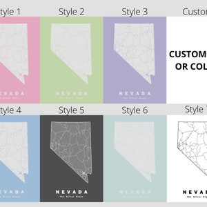 Georgia Map Print, Map Art, the Peach State, Road Map, Wall Map, Home ...