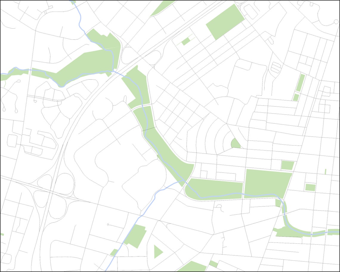Frederick Map Print, Minimalist Map Art, Frederick MD, Housewarming ...