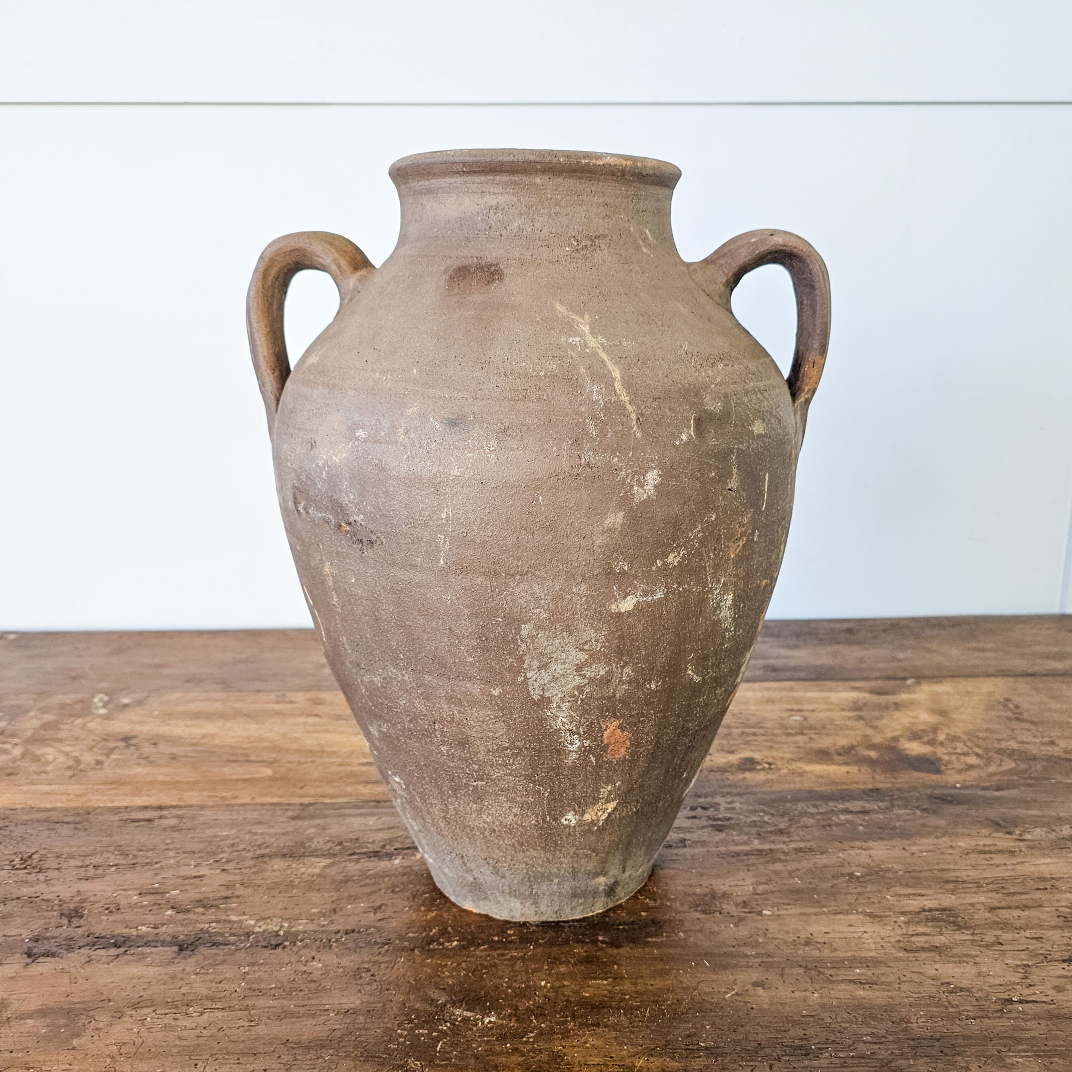 Large Rustic Turkish Pot Jar With Two Handles Rustic Vintage Style Urn ...