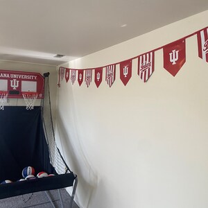 Indiana University Pennant Flags | 12 Flags on 18' of String | Candy ...