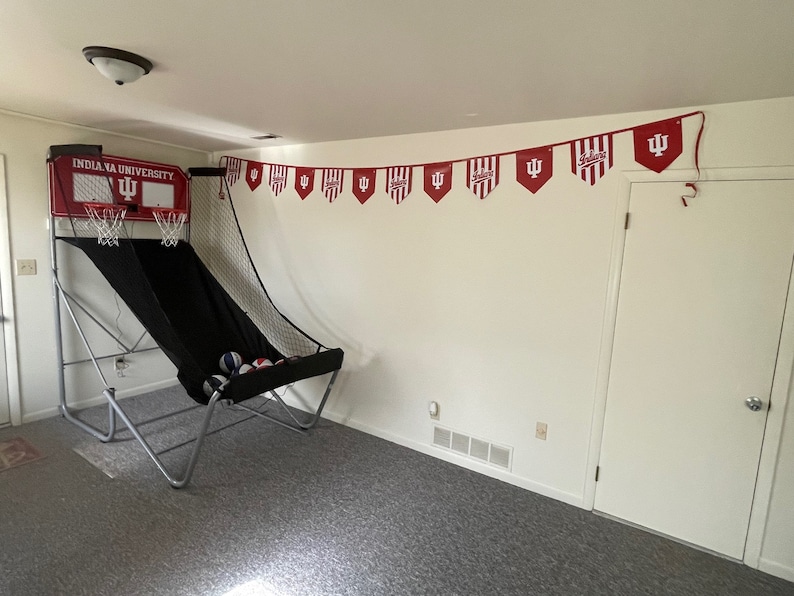 Indiana University Pennant Flags 12 Flags on 18' of - Etsy