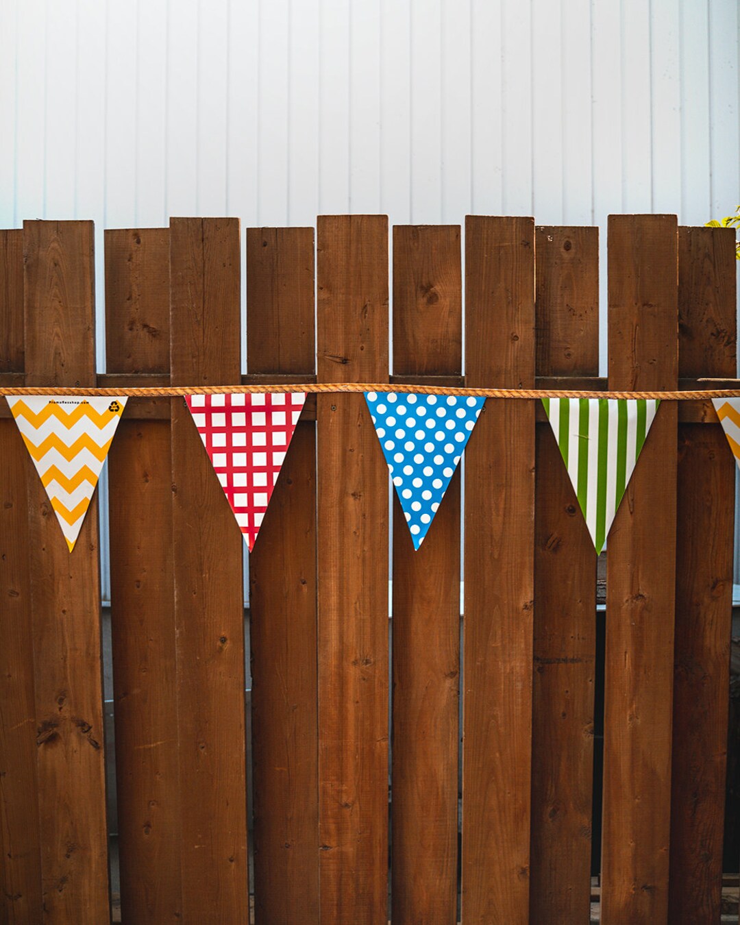 Outdoor Bunting 23' | Party Decor | Backyard | Outside Banner ...
