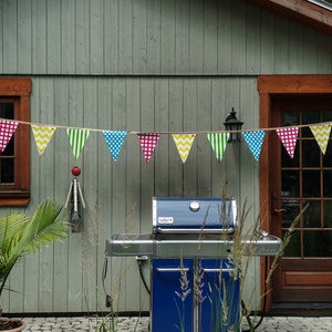 Outdoor Bunting 23' | Party Decor | Backyard | Outside Banner ...