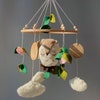 Baby Mobile Duck , Floral Nursery Baby Mobile, Baby Mobile Boy and Girl ...