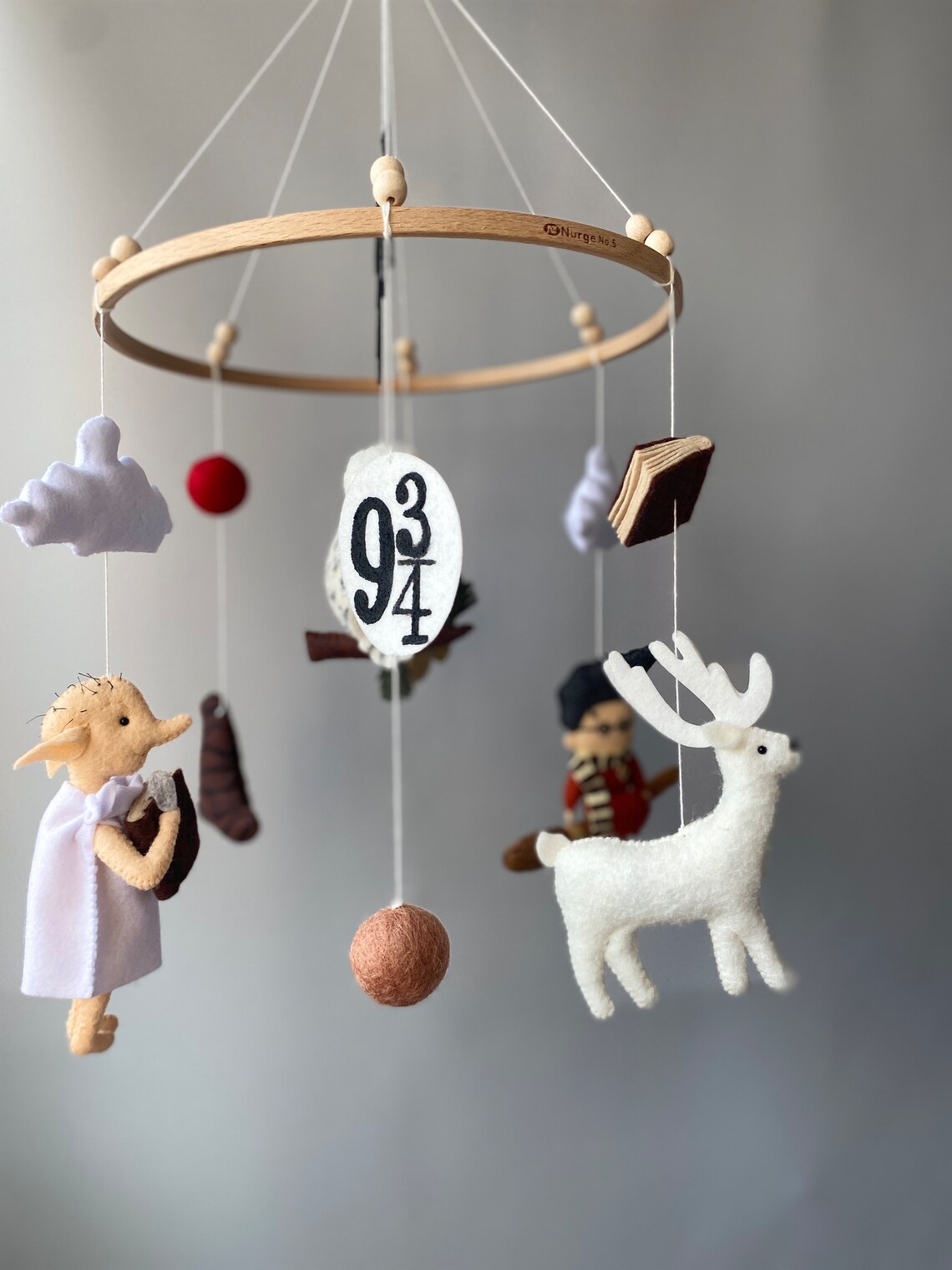 Wizard Baby Mobile Harry Boy and Girl , Magical Crib Mobile, Owl Baby ...