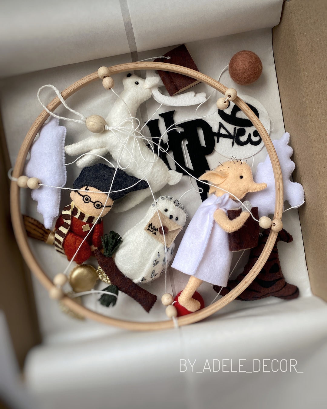 Wizard Baby Mobile Harry Boy and Girl , Magical Crib Mobile, Owl Baby ...