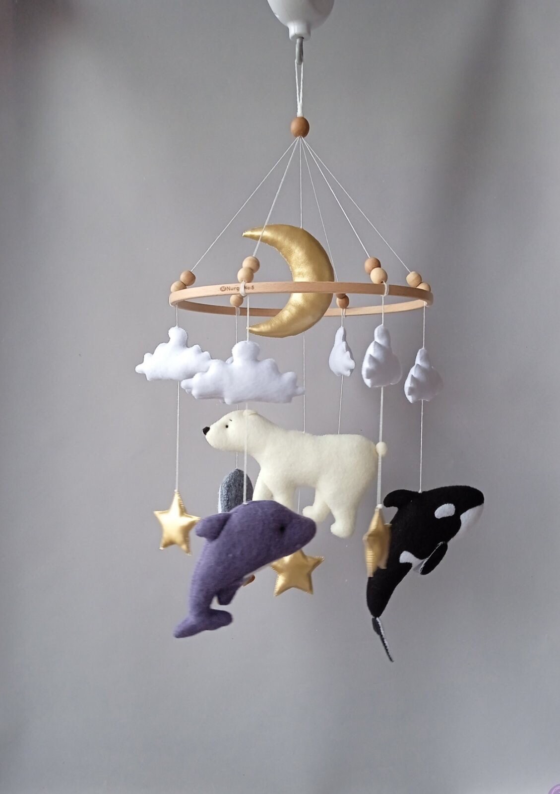 Arctic Baby Mobile Crib Cot Mobile White Mobile ARCTIC - Etsy