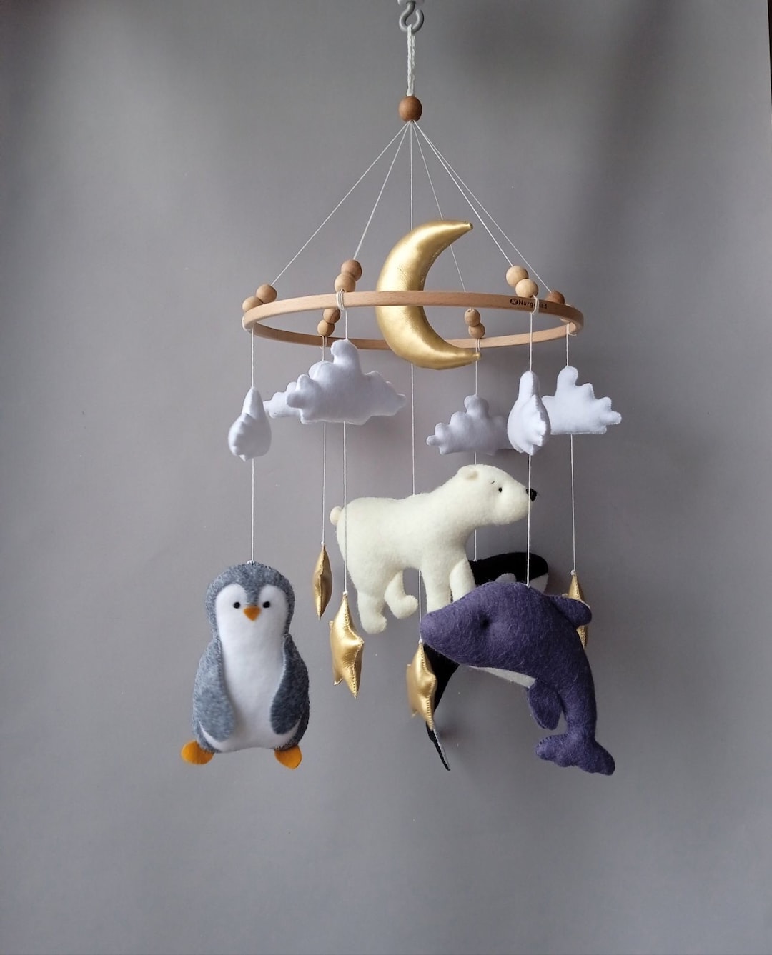 Arctic Baby Mobile Crib Cot Mobile White Mobile ARCTIC - Etsy