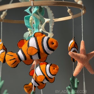 Baby Mobile Sea, Ocean Baby Mobile, Baby Mobile Girl Jellyfish ...