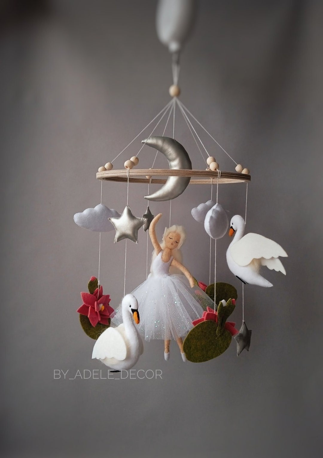 Baby Mobile Girl, Baby Mobile Ballet, Baby Mobile Swan Baby Mobile ...