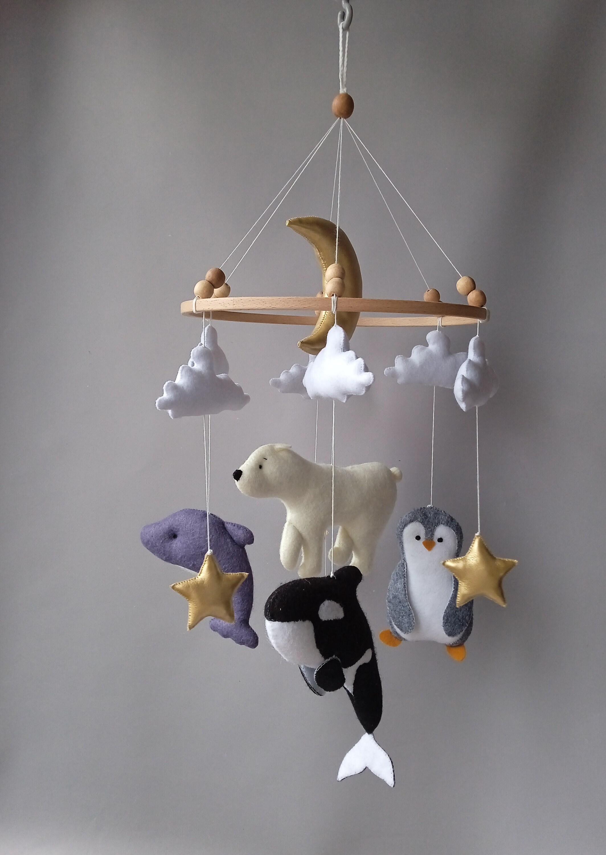 Arctic Baby Mobile Crib Cot Mobile White Mobile ARCTIC - Etsy