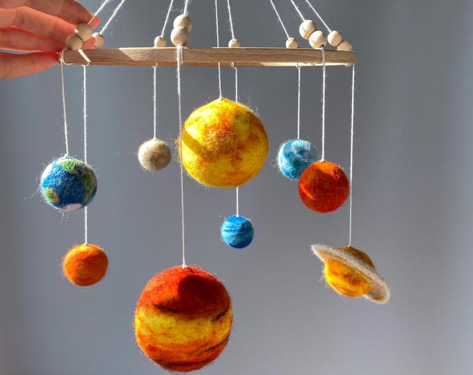 Solar System Baby Mobile Space Baby Mobile , Baby Mobile Boy, Baby ...
