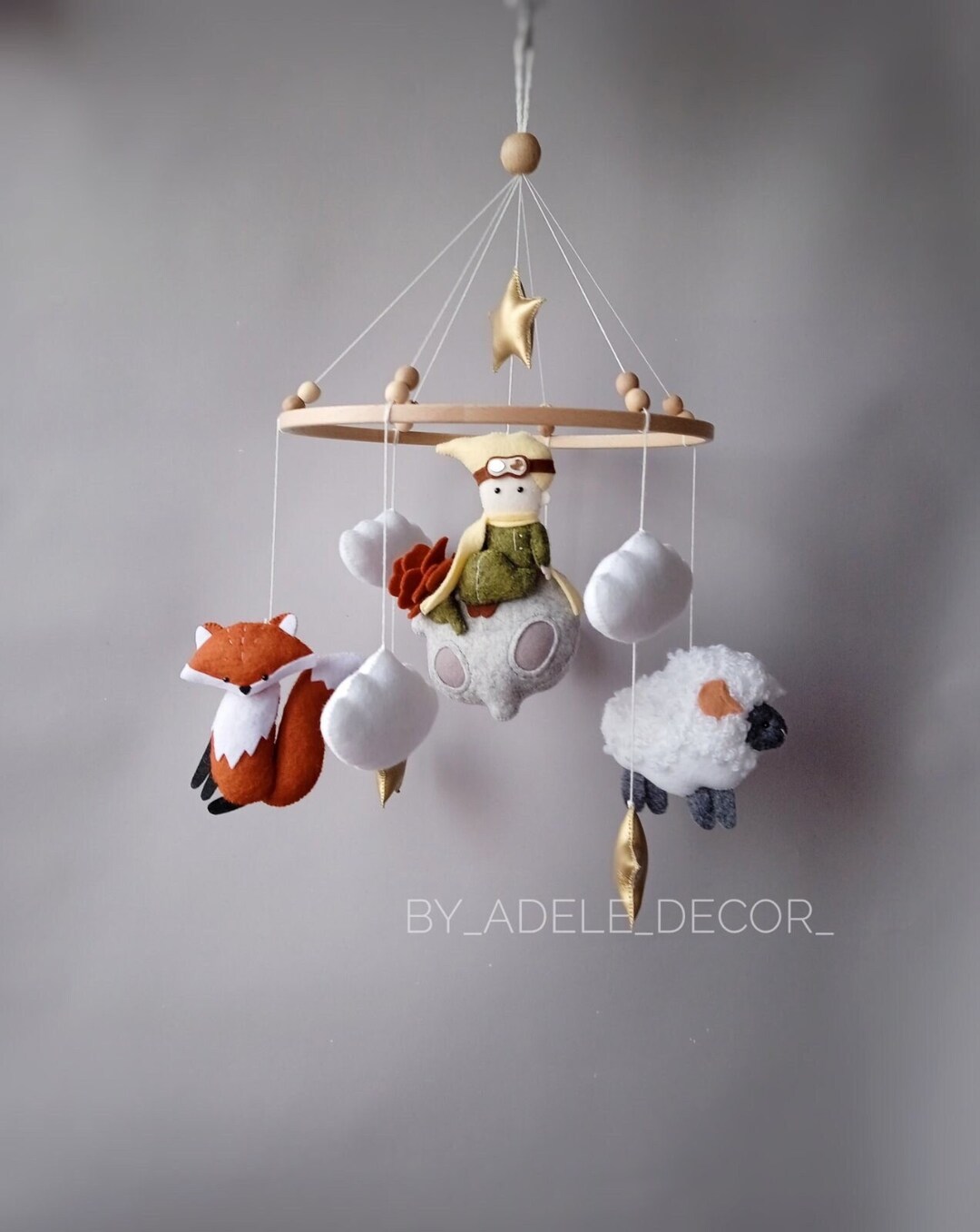 Baby Mobile the Little Boy and Girl * Star Baby Mobile * Baby Mobile ...