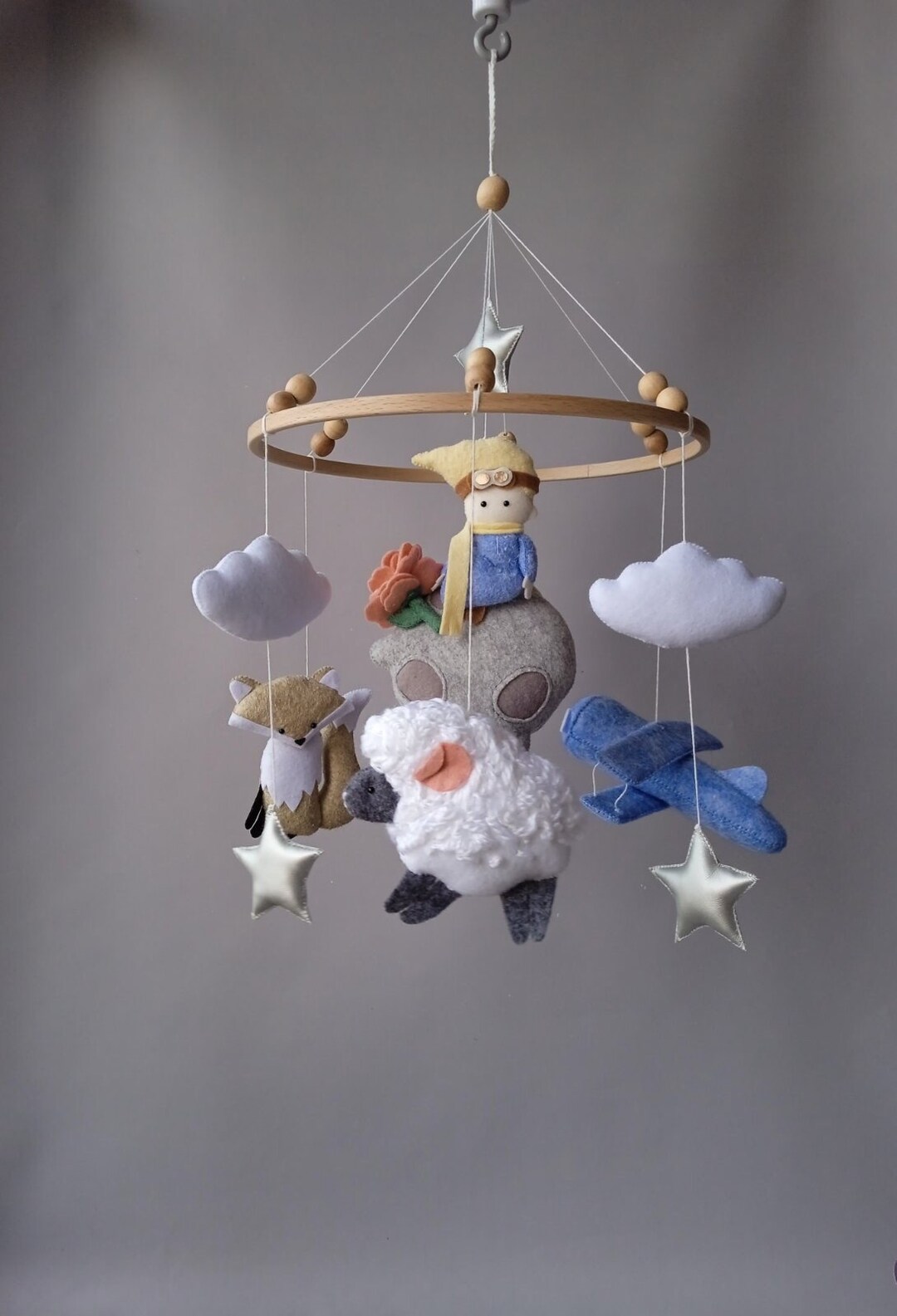 Baby Mobile the Little Boy and Girl * Star Baby Mobile * Baby Mobile ...