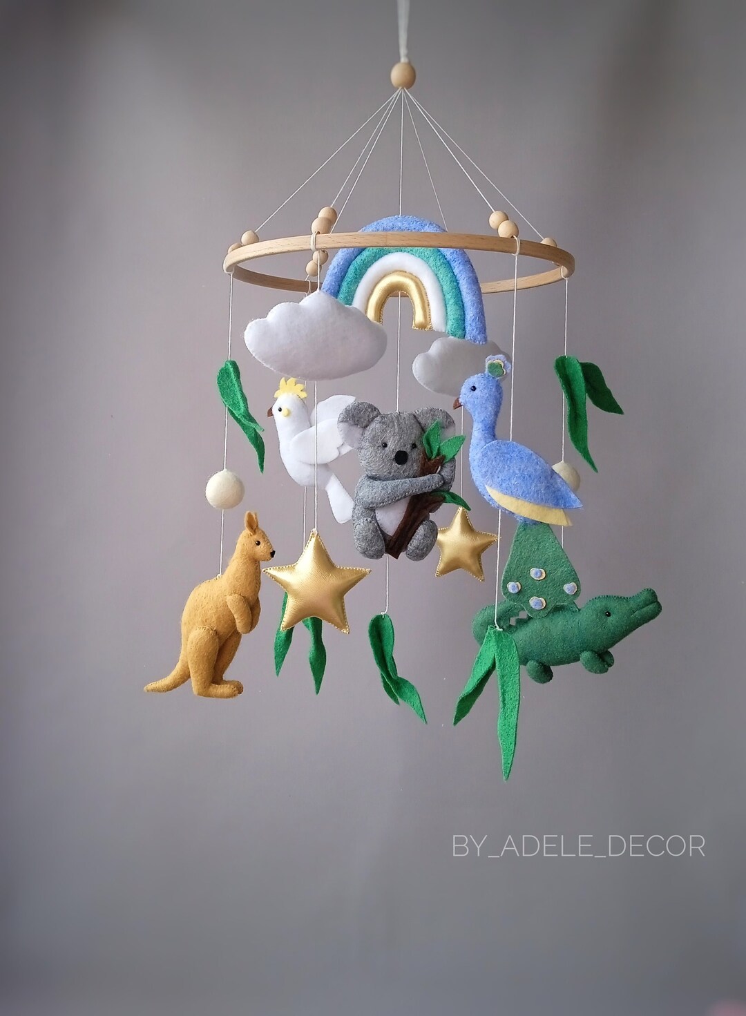 Australian Animals Baby Mobile, Baby Mobile Boy and Girl , New Baby ...