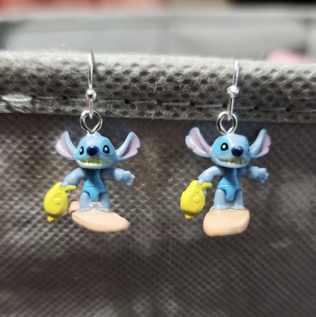 Handmade Stitch Disney Mini Brands Earrings - Etsy