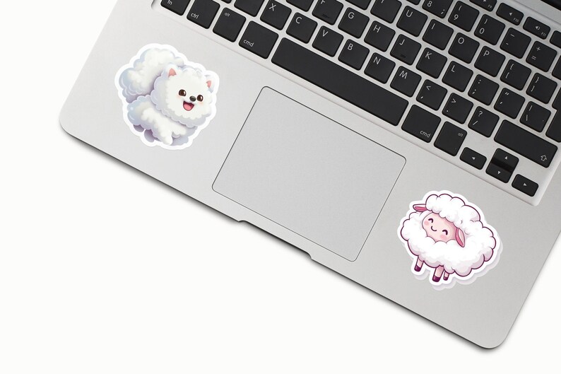 A Fluffy Cloud Animal Cute Sticker Sheet Template – Kawaii Clipart ...