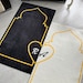 Personalized Thick Padded Velvet Prayer Mat, Premium Quality Prayer Rug ...