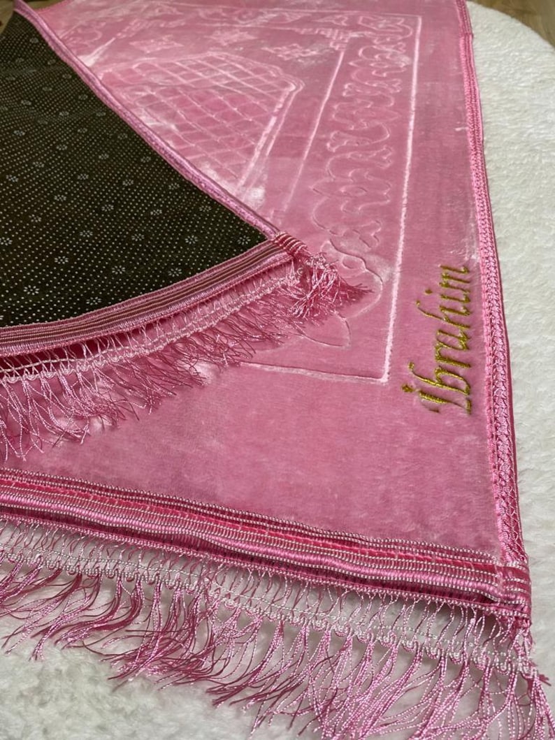 Personalized Thick Padded Velvet Prayer Mat Premium Quality - Etsy