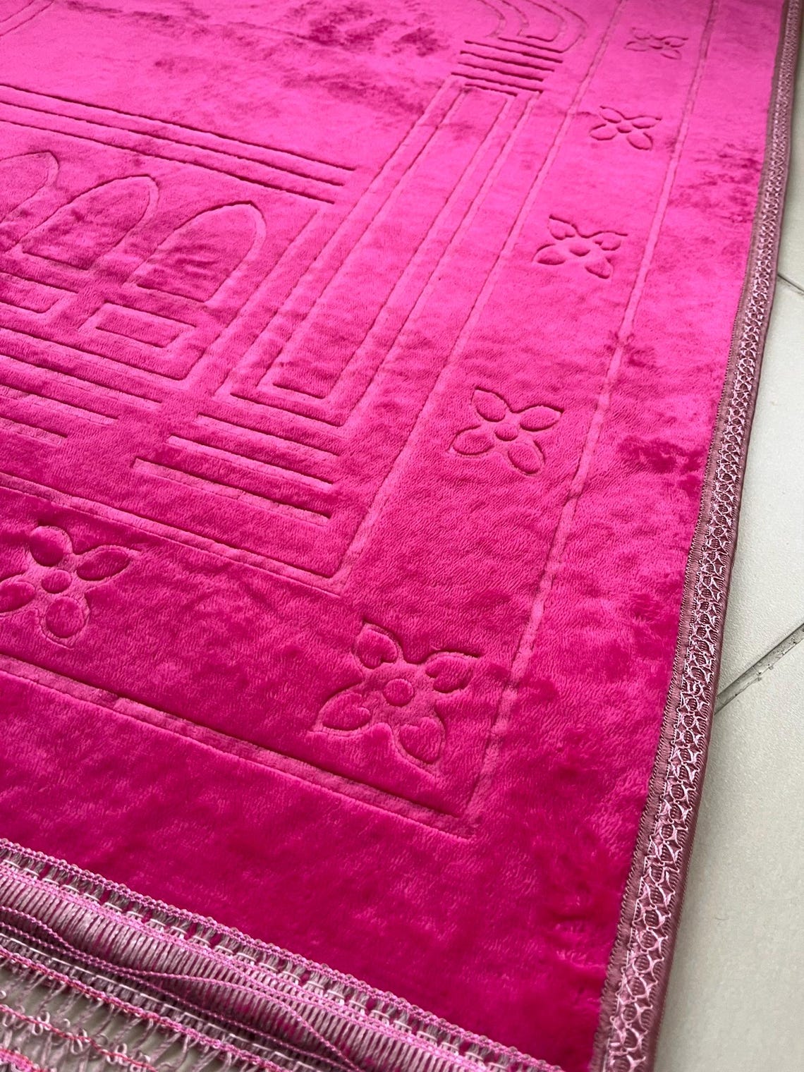 Personalized Thick Padded Velvet Prayer Mat, Muslim Gift - Etsy