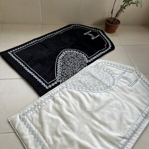 Custom 2 Prayer Mat Set With Heart, Couple Prayer Mat, Islamic Gift for ...