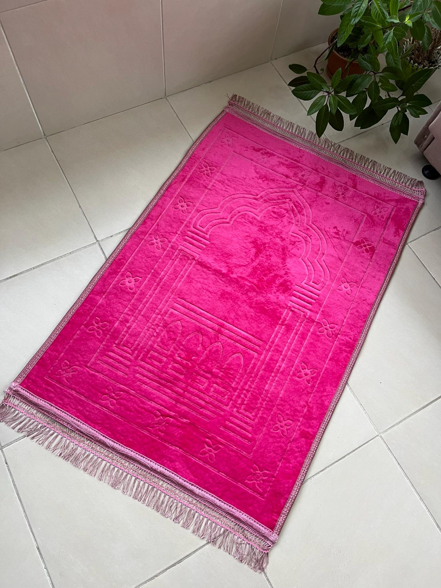 Personalized Velvet Prayer Mat: Thick Padded Muslim Gift - Etsy