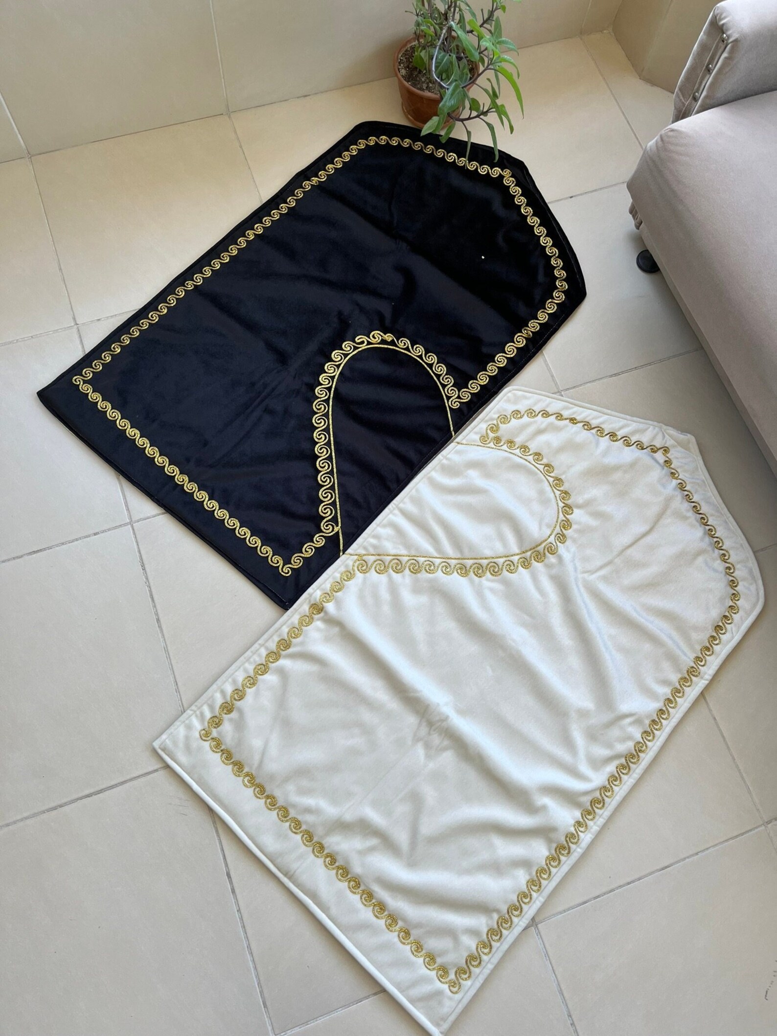 Personalized Couple Prayer Mat Set | Islamic Wedding Gift, Heart Design ...