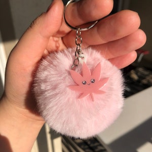 Pink 420 Keychain Weed Keychain Cute Weed Keychain Girl - Etsy