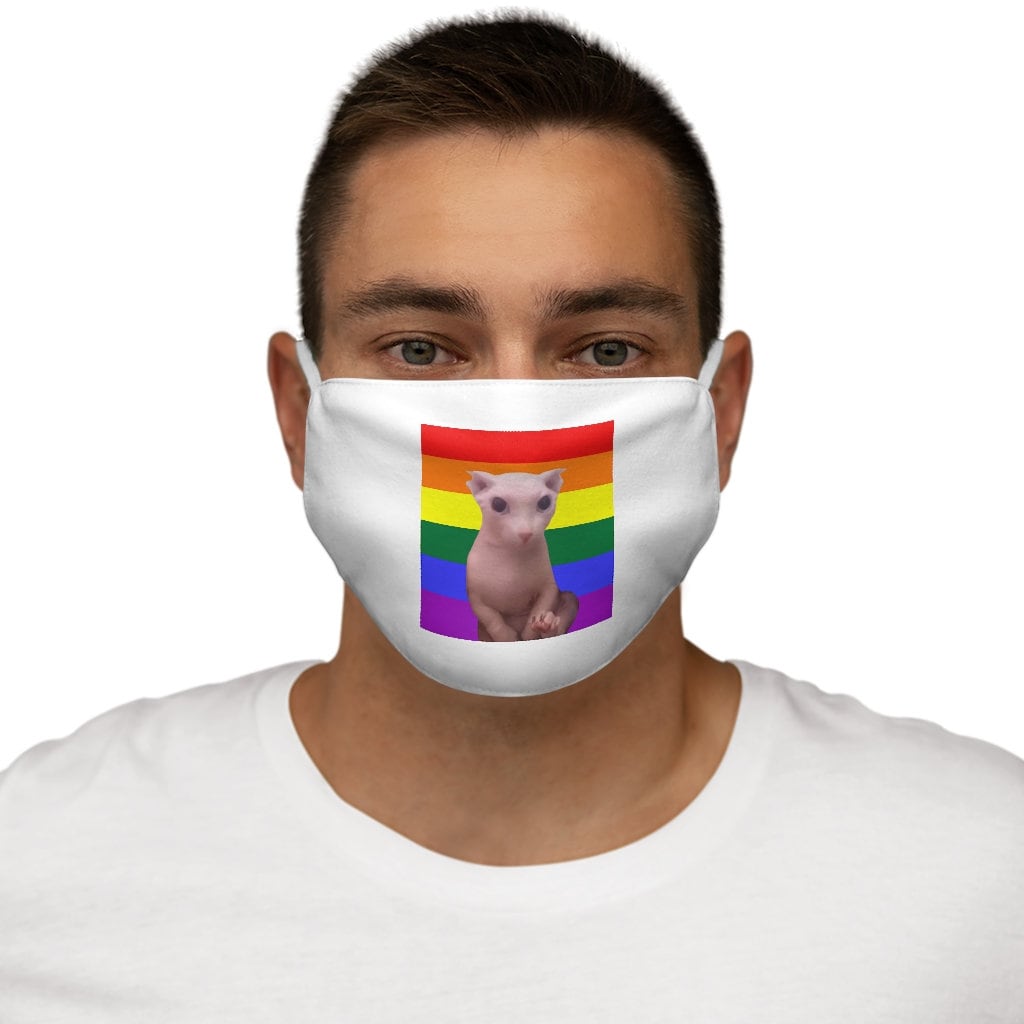 Bingus Face Mask Bingus Mask Lgbtq Bingus Non Binary - Etsy