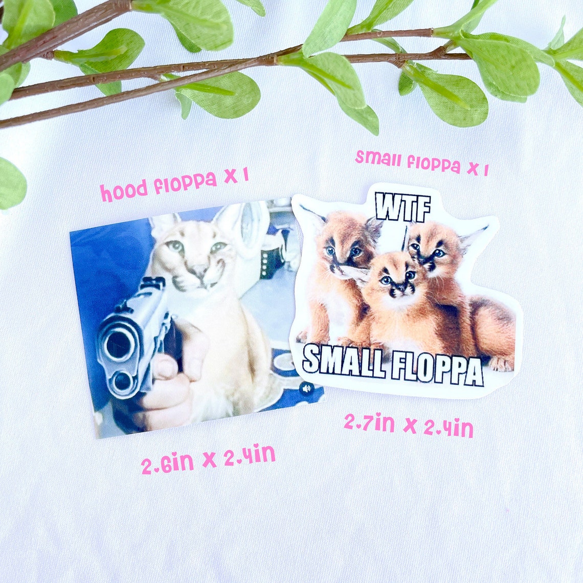 Floppa Sticker Pack Floppa Stickers Baby Floppa Sticker | Etsy