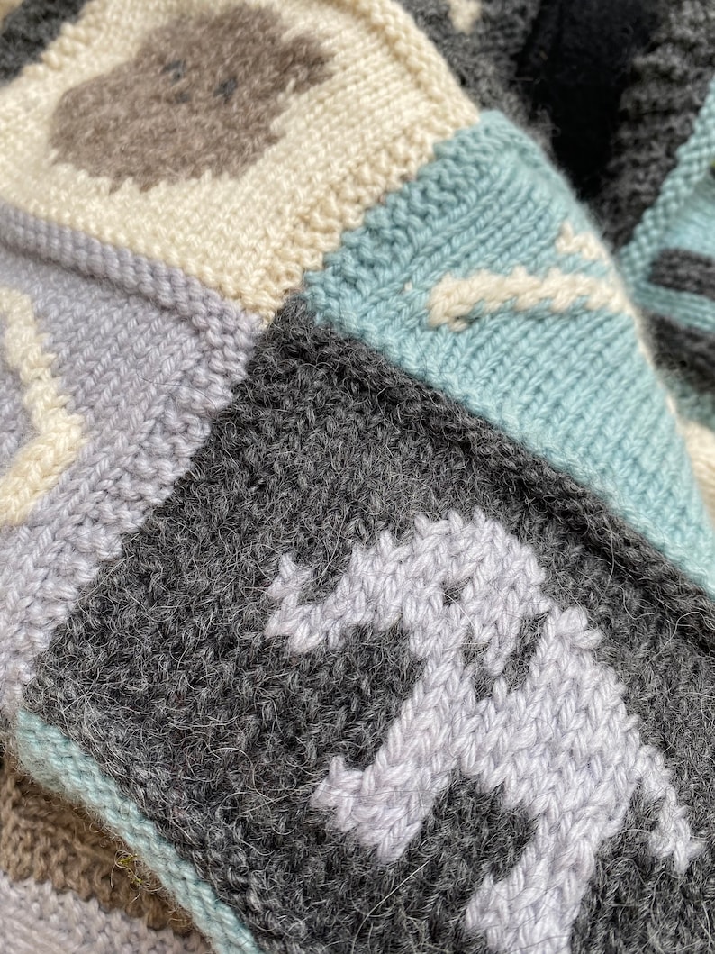 Alphabet Blanket, Baby Blanket, ABC Knit, Knitting Pattern ...