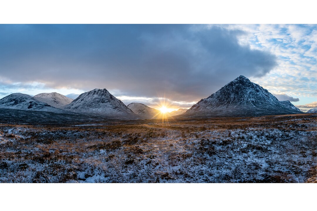 Glencoe Sunset Panorama Digital Photography, Digital Photography ...